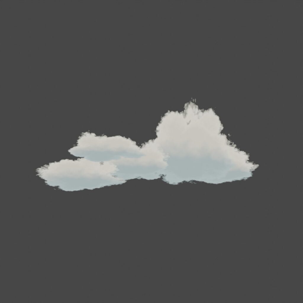 Awan flat – Pasar 3D